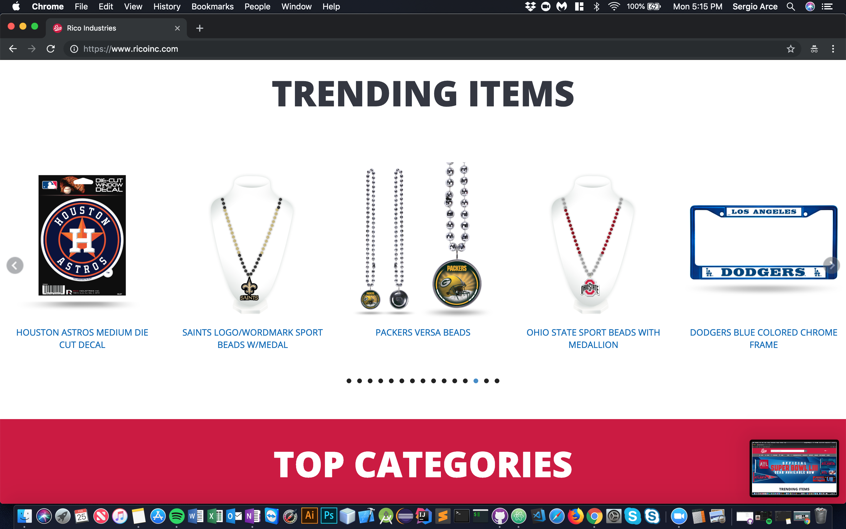 Sergio Arce Portfolio